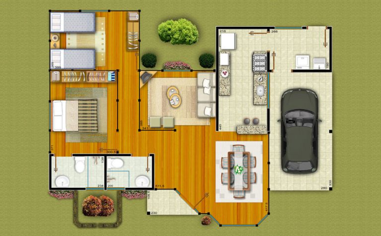 110 projetos de casas: Modelos para construção