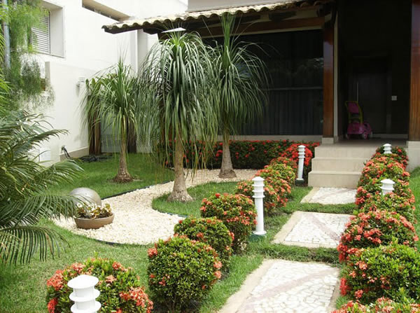 100 fotos de jardins de casas para inspirar